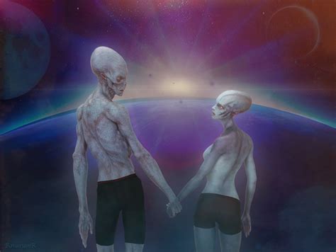 Alien And Human Love