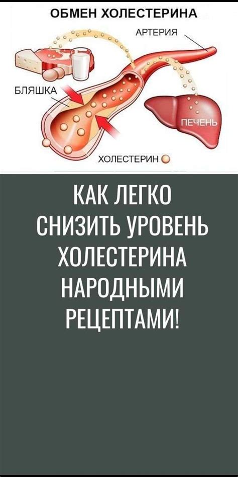 Как легко снизить уровень холестерина народными рецептами Домашнее лечение Товары для