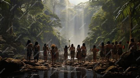 Premium Ai Image Indigenous Jungle Tribe