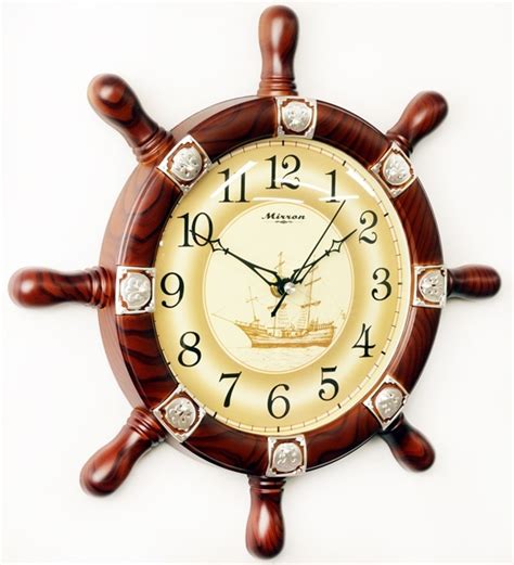 Настенные часы штурвал Mirron P3010a ДБ купить по низкой цене в интернет магазине Ozon 497425030