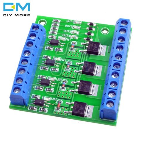 Trigger Switch Module 4 Way Fet Mos Dc Control Board For Pwm Motor Pump
