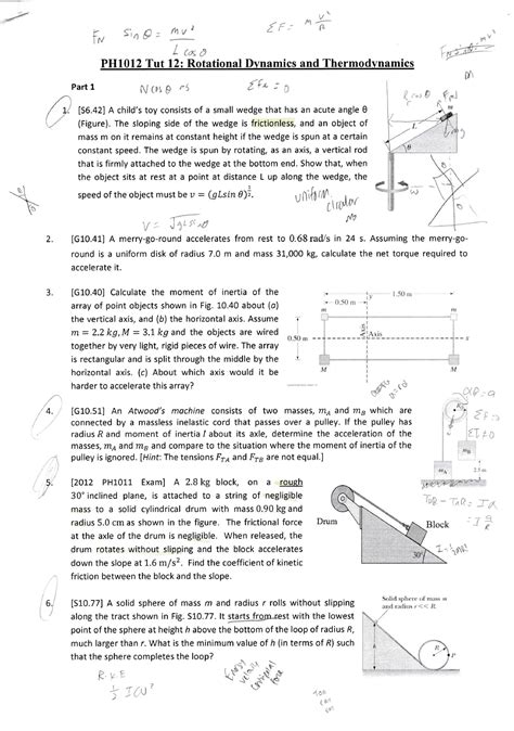 Physics A Tutorial Solution StuDocu