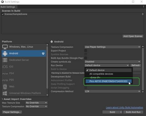 Pico 4 Enterprise企业版与unity的交互 打包运行及ui交互篇pico企业串流 Csdn博客