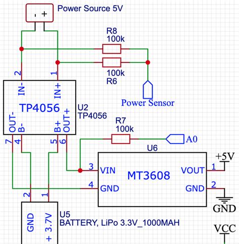 Circuit For USB Power Detection Measuring Battery Voltage General Electronics Arduino Forum