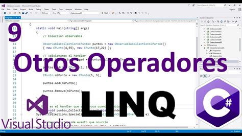 Otros Operadores 9 Tutorial Linq Básico En Español C Youtube