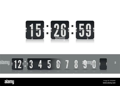 Vector Coming Soon Web Page Design Template With Flip Time Counter Scoreboard Number Floating