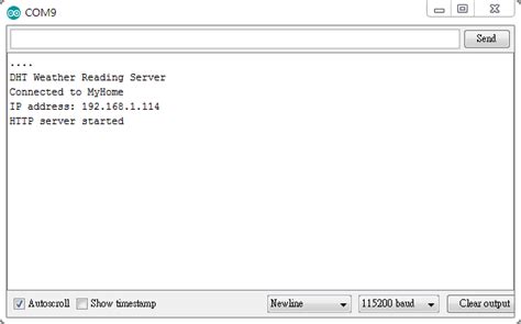 Arduino筆記33：esp8266 無線網路讀取dht 11的溫濕度