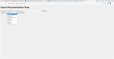 Sitecore Personalization Rule Mass Insert Feature