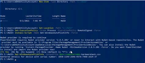 How To Capture Hardware Hash On A Windows Device