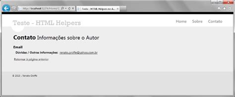Html Helpers Criando Componentes Web Customizados Em Aspnet Mvc Devmedia