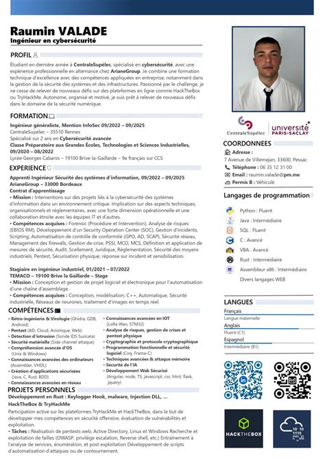 Cybersécurité Pentest Redteam Forensic Reverseengineering Cdi