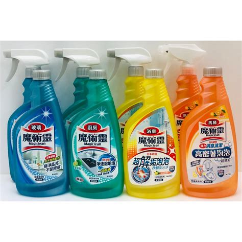 Kao《魔術靈》玻璃、廚房、浴室、馬桶 清潔劑噴槍瓶、更替瓶500ml 蝦皮購物