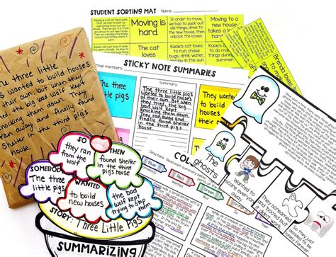 Summarizing Mini Lessons Ciera Harris Teaching