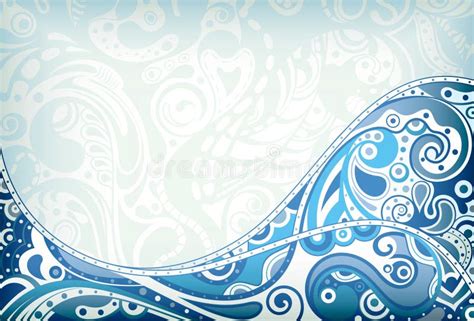 Abstract Blue Curve Stock Illustration Illustration Of Background 27027539