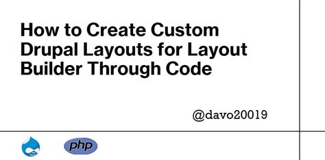 David Loor On Linkedin How To Create Custom Drupal Layouts For Layout