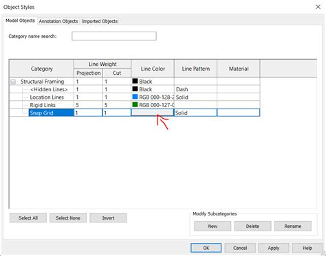 How Can I Toggle Visibility In Visibility Graphics Of A Model Element