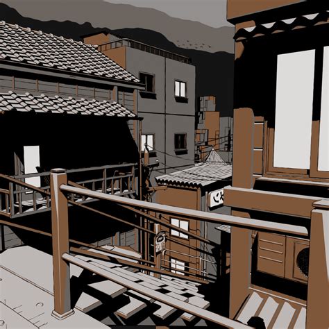 Another Cartoon Scene Rendered In Eevee R Blender