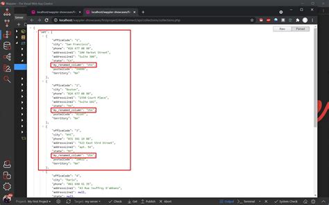 Wappler Documentation Using Data Transformations In Server Connect