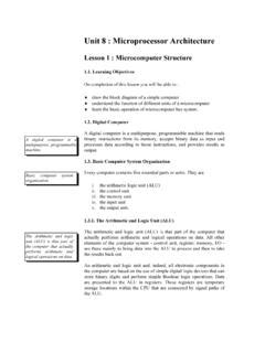 Unit Microprocessor Architecture Unit Microprocessor Architecture Pdf PDF PRO