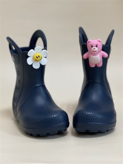 크록스 아기 장화 핸들 잇 레인부츠 C7 사이즈 벨리곰 X 위글위글 실리콘 참 구입 네이버 블로그