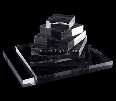 Custom Clear Plexiglass Display Blocks Acrylic Display Blocks