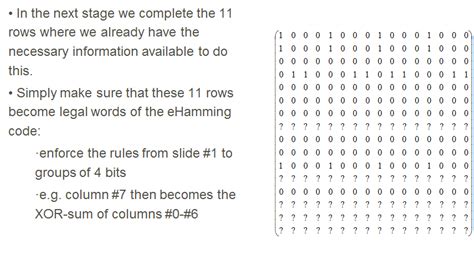 Linear Algebra Structure Of Parity Check Matrix Of Non Systematic