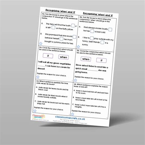 Year 2 Recognising When And If Application And Reasoning 2 Resource Classroom Secrets