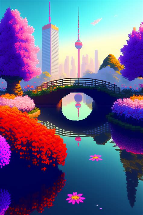 Lexica Pixel Art Tokyo 3d Pixel Art 4k Wallpaper Incredible Pixel