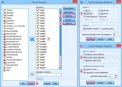 Spss Factor Analysis Absolute Beginners Tutorial
