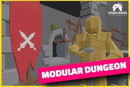 D Low Poly Dungeon Modular Game Content Shopper Unity Asset