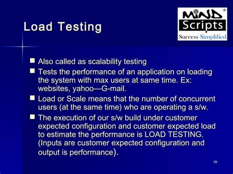 Software Testing Tutorials Mindscripts Technologies Pune Ppt