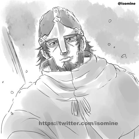 Isomine Bjorn Vinland Saga Vinland Saga 1boy Artist Name Beard