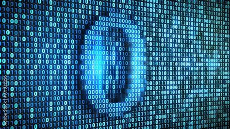 Binary Code Represented As A Series Of 0s And 1s Computer Technology Digital Code