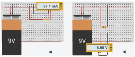 A Circuito Tinkercad Con Amperímetro Conectado En Serie Para Medir Download Scientific