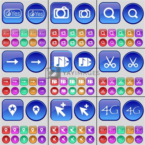 Like Camera Magnifying Glass Arrow Right Music Disk Scissors Checkpoint Cursor 4g A