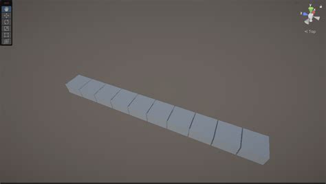 Unity3d Getcomponentboundssizeを使ってオブジェクトを隙間なく配置する方法が知りたい