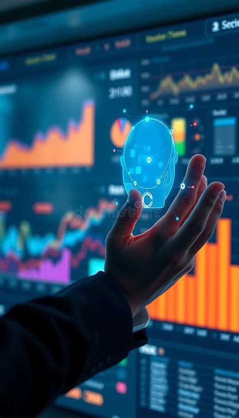 Analyzing Financial Data With Ai Insights From Graph Displays On Screen
