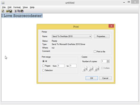 Simple Text Editor In Java Free Source Code Sourcecodester