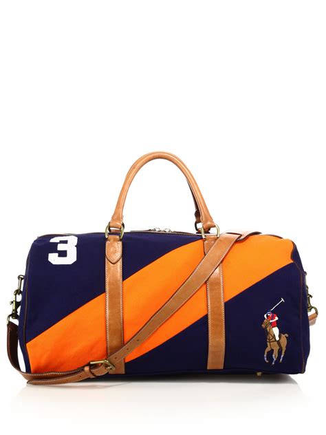 Lyst Polo Ralph Lauren Regatta Duffel Bag In Yellow For Men