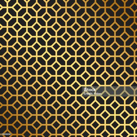 황금 질감입니다 기하학적 인 얇은 선 패턴입니다 황금 동양 배경입니다 벡터 벽지 크로스 라인 기하학적 배경입니다 추상적인