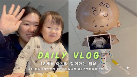 Vlog 그동안 영상을 올리지 못한 이유 18개월 아기와의 가정보육 일상 Youtube