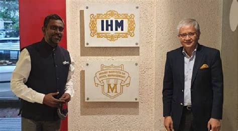 Ihm A Welcomes Our Chairman Mr Farhat Jamal Institute Of Hotel