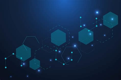 과학 네트워크 패턴 연결 라인과 점 기술 육각 구조 또는 분자 연결 원소 Dna에 대한 스톡 벡터 아트 및 기타 이미지 Dna 개념 개체 그룹 Istock