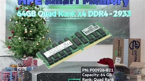 رم سرور HPE 64GB Quad Rank x4 DDR4 2933 LR Smart Memory Kit با پارت نامبر P00926 B21 نماشا