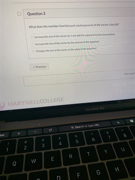 Solved Question 1 Which Is The Return Type Of This Following