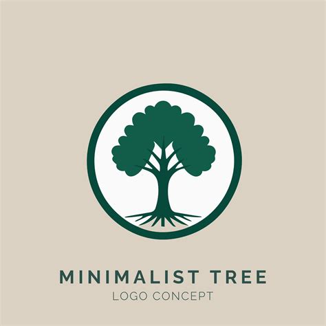Minimalist Tree Minimalist Logo Concept 46432850 Vector Art At Vecteezy