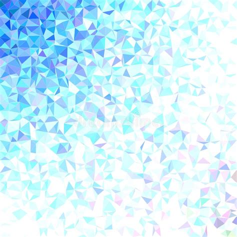 Light Blue Triangle Mosaic Background Design Stock Vector Illustration Of Geometry Shape