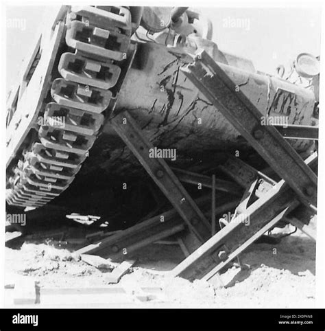Tank Demonstration Matilda Tanks Negotiating Obstacles Of 75 Lb