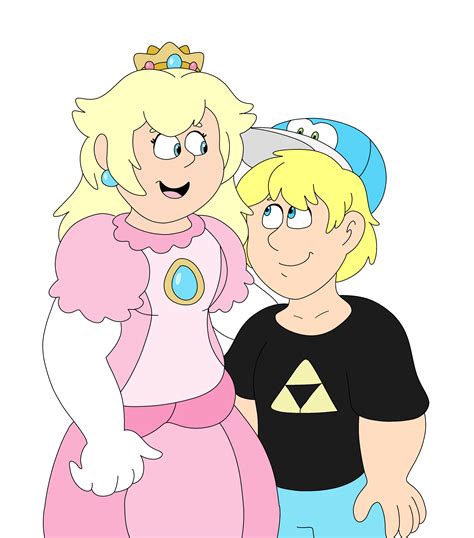 Princess Peach And Sam By Luvi Verse On Deviantart