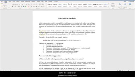Password Cracking Tools Overview 1